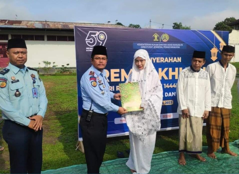 Sebanyak 486 Narapidana Rutan Rengat Terima Remisi Idul Fitri, Satu Diantaranya Bebas